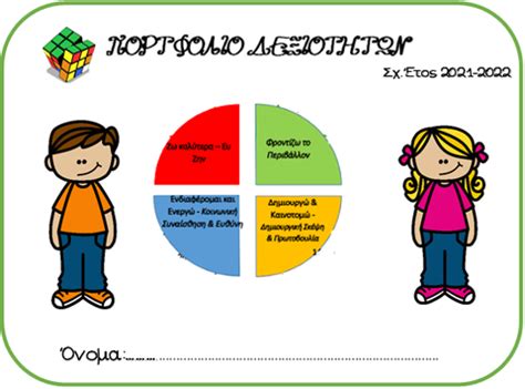 ΕΞΩΦΥΛΛΟ ΓΙΑ ΤΟ ΠΟΡΤΦΟΛΙΟ ΔΕΞΙΟΤΗΤΩΝ Μικρούλι