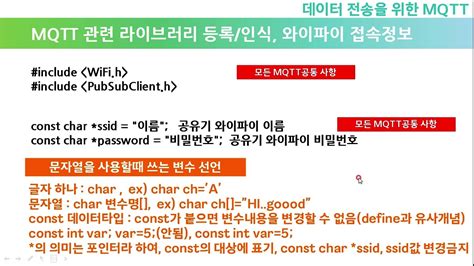 스마트팜원격제어 Iot 제어 통신 Mqtt와 Esp32 Youtube