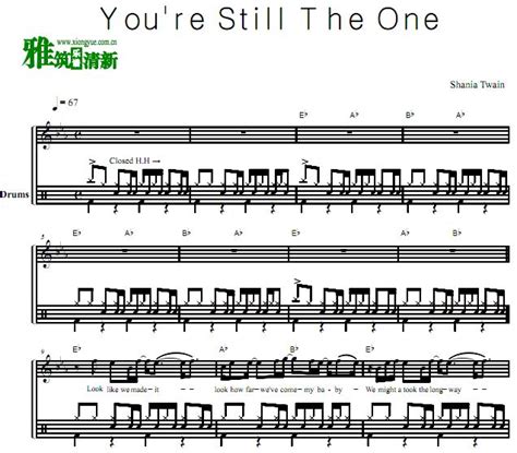 Shania Twain Youre Still The One 鼓谱 雅筑清新个人博客 雅筑清新乐谱