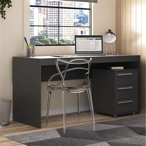 Escrivaninha 150cm Com Gaveteiro Casas Bahia