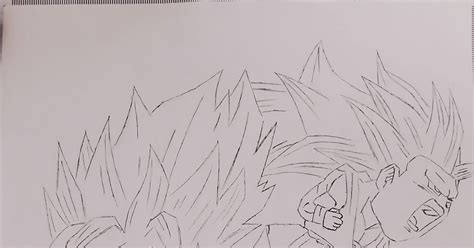 落書き 【ドラゴンボールgt】悟空落書き 模写男のイラスト Pixiv