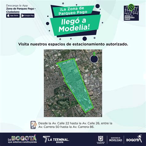 Movilidad Bogotá On Twitter ¡la Zonaparqueopago Llegó A Modelia En