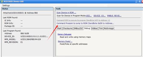 UCD GUI Jump From Flash To Rom Program Does Not Run Power Management Forum Power