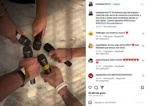 Maite Perroni Presume Ensayo De Rbd Con Anahí De Regreso