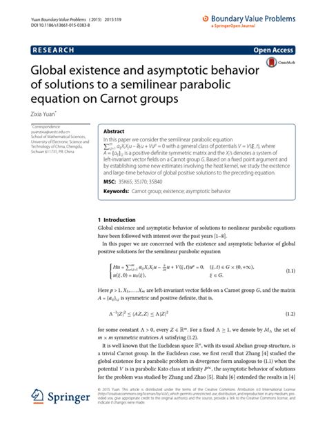 Global Existence And Asymptotic Behavior Pdf Geometry Equations