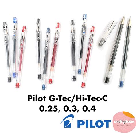 Pilot Hi Tec C Gel Pen Pilot G Tec Gel Pen Pilot Fine Technical Gel