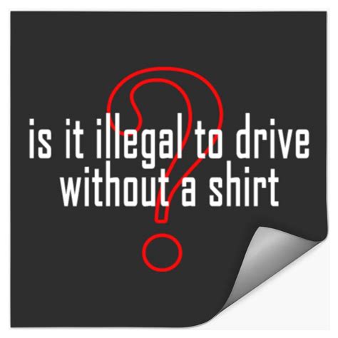 Is It Illegal To Drive Without A Stickers Sold By Ismail Khayati Sku
