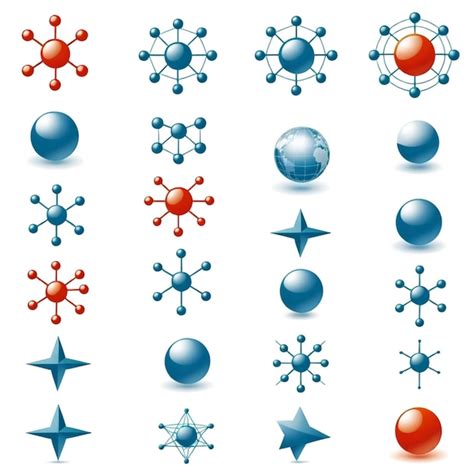 Premium Vector Network Vector Set White Background Isolated A High