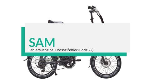 Sam Troubleshooting For Throttle Errorcode 22 Youtube