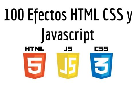 Efectos Html Css Y Javascript Configuroweb