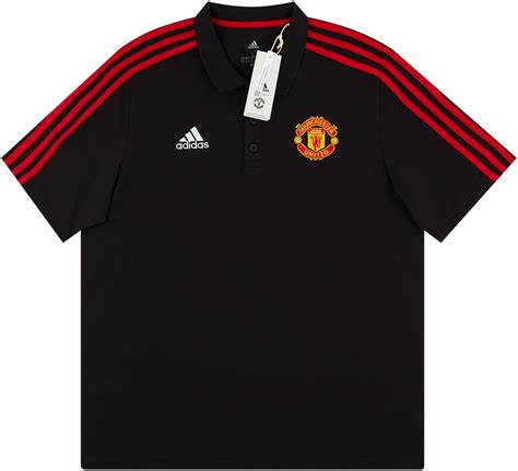 2023 24 Manchester United Adidas Dna Polo T Shirt New