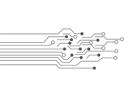 Premium Vector Circuit Illustration Design