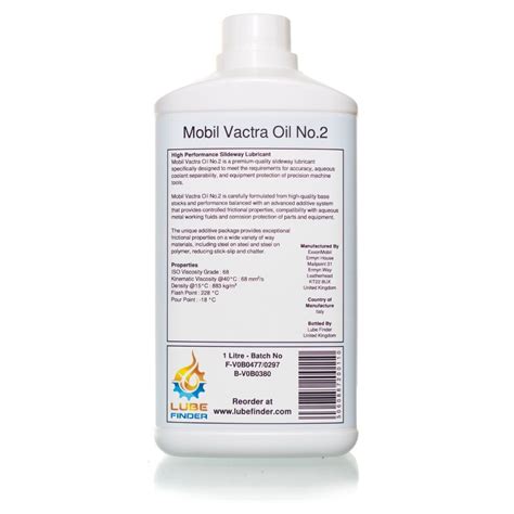 1l Mobil Vactra Oil No 2 Iso Vg 68 Slideway Oil 2 5060887200134 Ebay