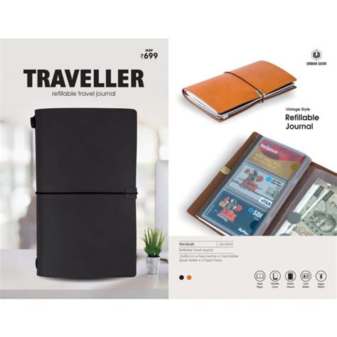 Refillable Travel Journal I Notebook