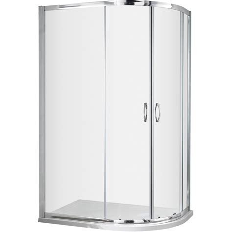 Nuie Chrome Offset Quad Enclosure 1000mm Homebase