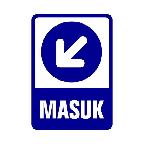 Jual RAMBU PETUNJUK ARAH MASUK ARAH KIRI 35CM X 50CM PLAT ALUMUNIUM