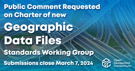 Ogc To Form Geographic Data Files Standards Working Group Public
