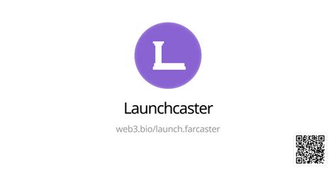 Launchcaster Launch Farcaster Profile Web3bio