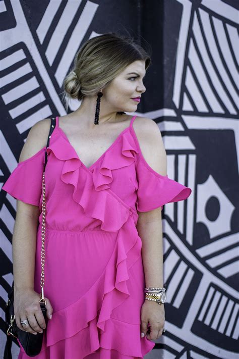 Pink Cold Shoulder Dress From Asos The Glitter Gospel Blog