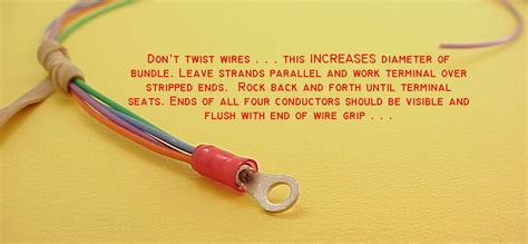 AeroElectric Connection Multiple Wire Crimping