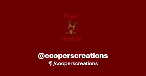 Cooperscreations Twitter Instagram Facebook Linktree