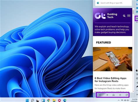 how to use the edge bar in microsoft edge on windows 11 guiding tech