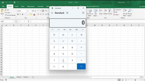 How To Add Calculator To Excel Youtube