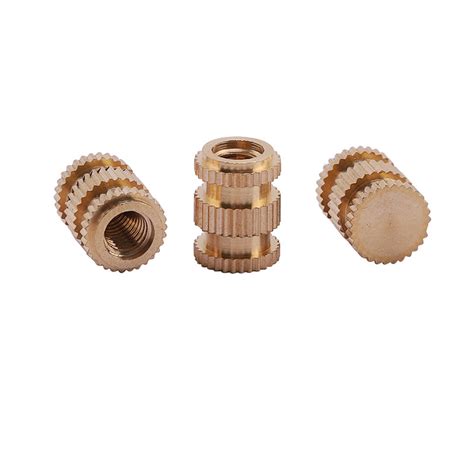 Customized Copper Nut Copper Insert Embedded Nut Injection Nut Knurled Nut Cap Copper Fasteners
