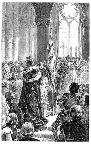 Joan Of Arcvintage Illustration Illustration Engraving Art Vector