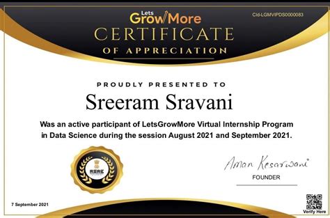 sreeram sravani on linkedin thanks aman kesarwaniletsgrowmore