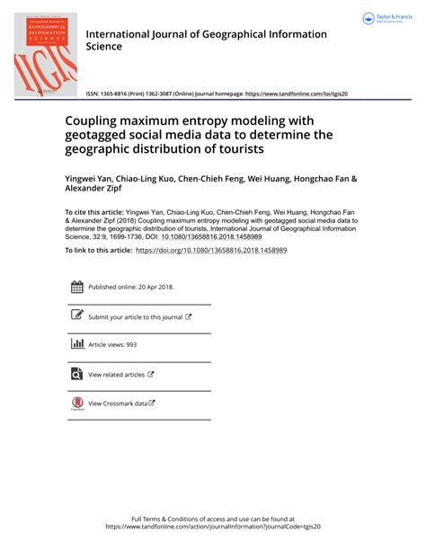pdf coupling maximum entropy modeling with geotagged social media