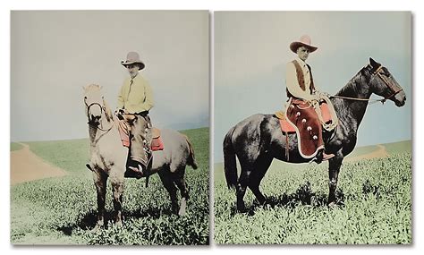 Lot Detail Photographs Of Tom And Nels Qualey