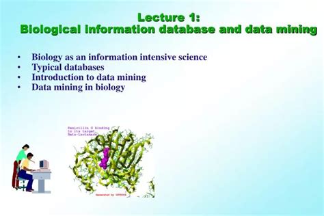 Ppt Lecture 1 Biological Information Database And Data Mining