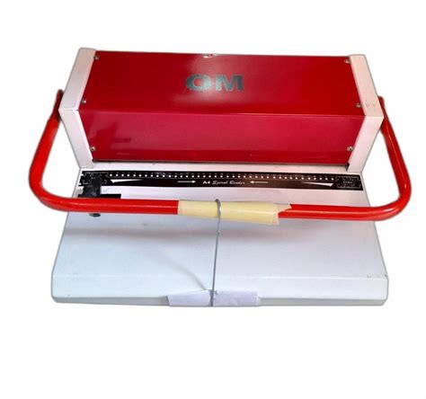 Mild Steel Om Spiral Binding Machine Size Dimension 530 X 450 X 160 Mm At ₹ 2100 In New Delhi