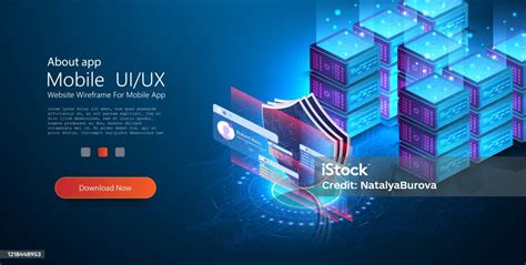 디지털 데이터 보안 개념 개인 및 보안 데이터 웹 배너 인포 그래픽에 사용할 수 있습니다 데이터 서버 의 이미지와 데이터 보호 Gdpr 아이소메트릭 배경 방패 안전 개념의