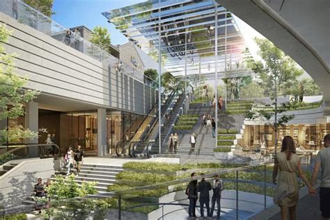 上海 现代地上地下商业街概念方案设计 商业建筑 筑龙建筑设计论坛