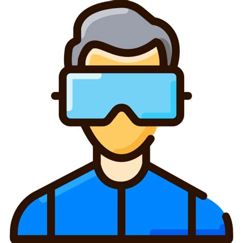 Virtual Reality Glasses SBTS2018 Lineal Color Icon