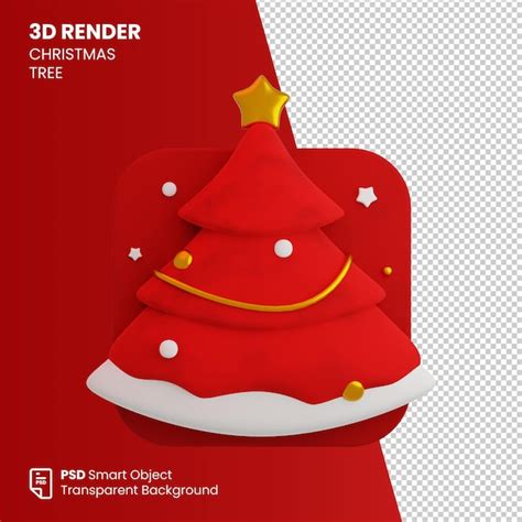 Premium Psd 3d Render Christmas Tree