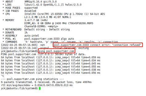 无法运行程序，连接被拒绝，log无颜色 · Issue 2992 · Xmrigxmrig · Github