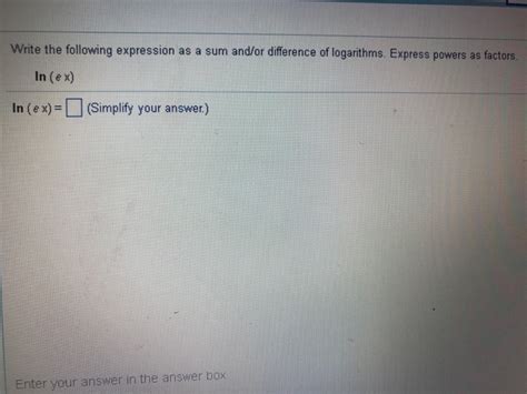 solved write the following expression as a sum and or