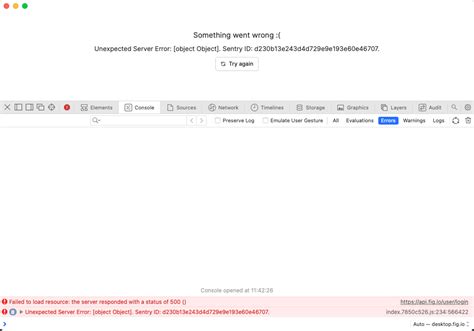 Login Problem UI Only Shows Something Went Wrong Issue 1748