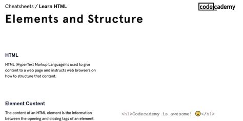Html And Css Cheat Sheets