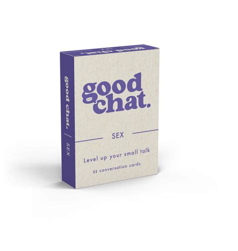 Sex Conversation Cards Good Chat