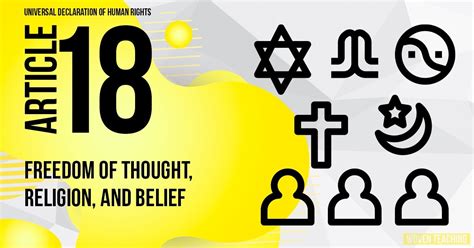 Universal Declaration Of Human Rights Article 18 — Woven Teaching