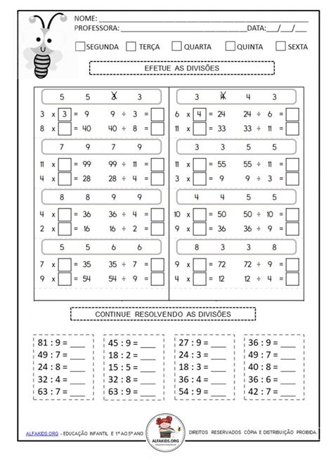 Tabuada Divisão Interactive Worksheet Descubra A Emoção Das Apostas