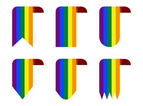 Pride Lgbt Element Clip Art Colorful Rainbow Lgbtq Pride Celebration