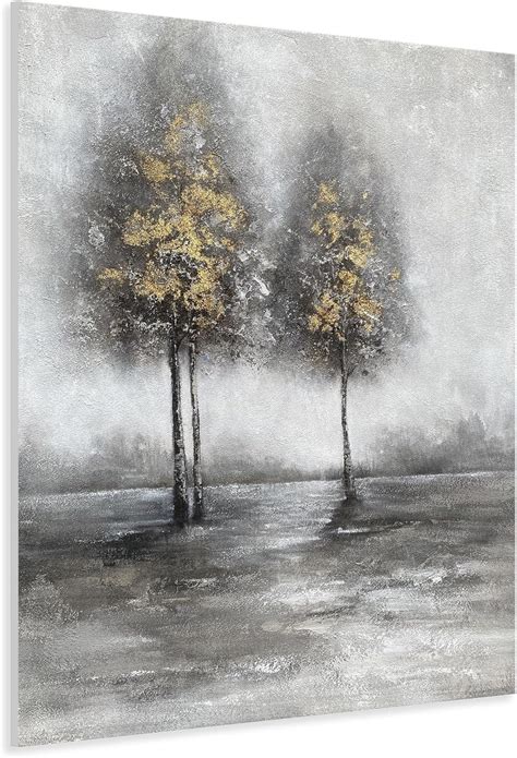 Yihui Arts Tree Couples Canvas Wall Art Large Vertical