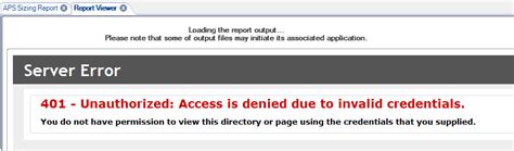 401 Unauthorizedaccess Is Denied Due To Invalied Credentials Csdn博客