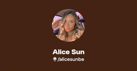 Alice Sun Find Alice Sun Onlyfans Linktree