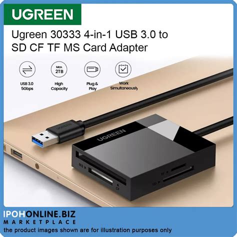 UGREEN USB A In Card Reader TF SD